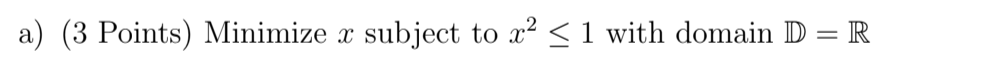 Problem 2 (18 Points): For each of the following | Chegg.com