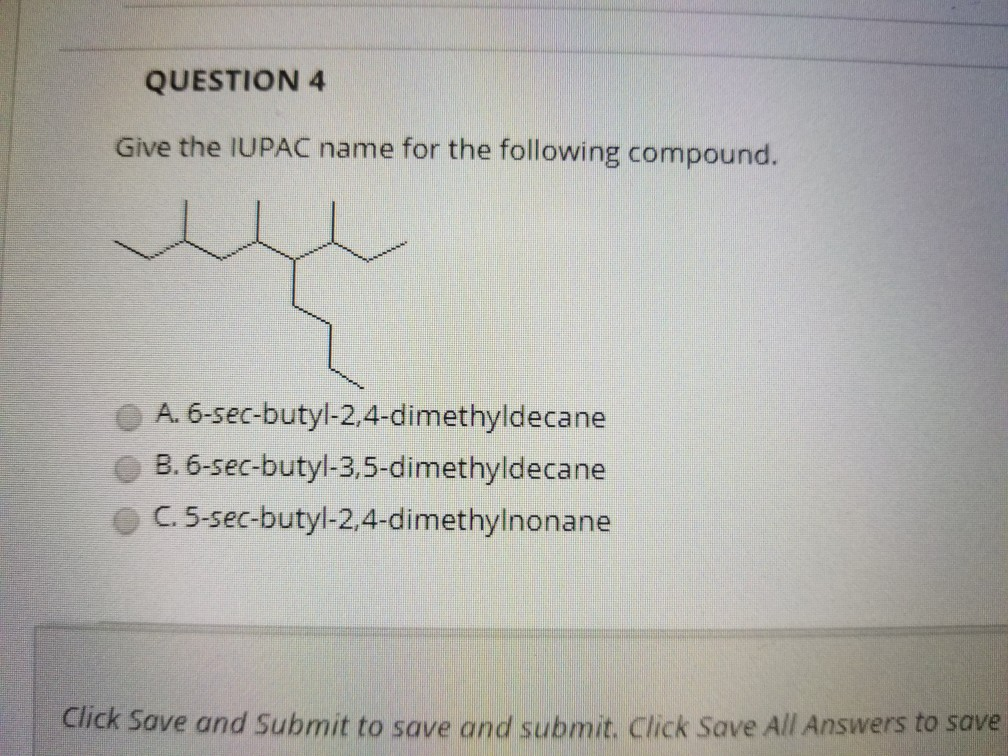 5 Sec Butyl 2 4 Dimethylnonane