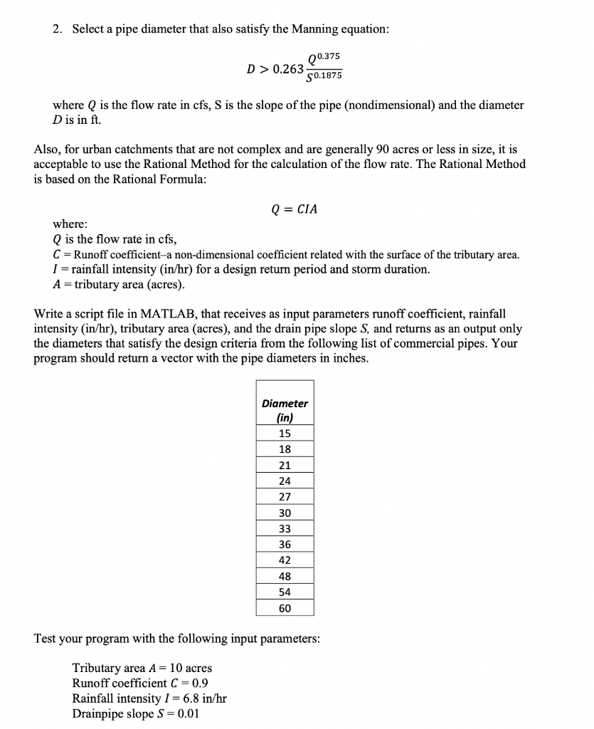 Part 1: An intensity-duration-frequency (IDF) curve | Chegg.com