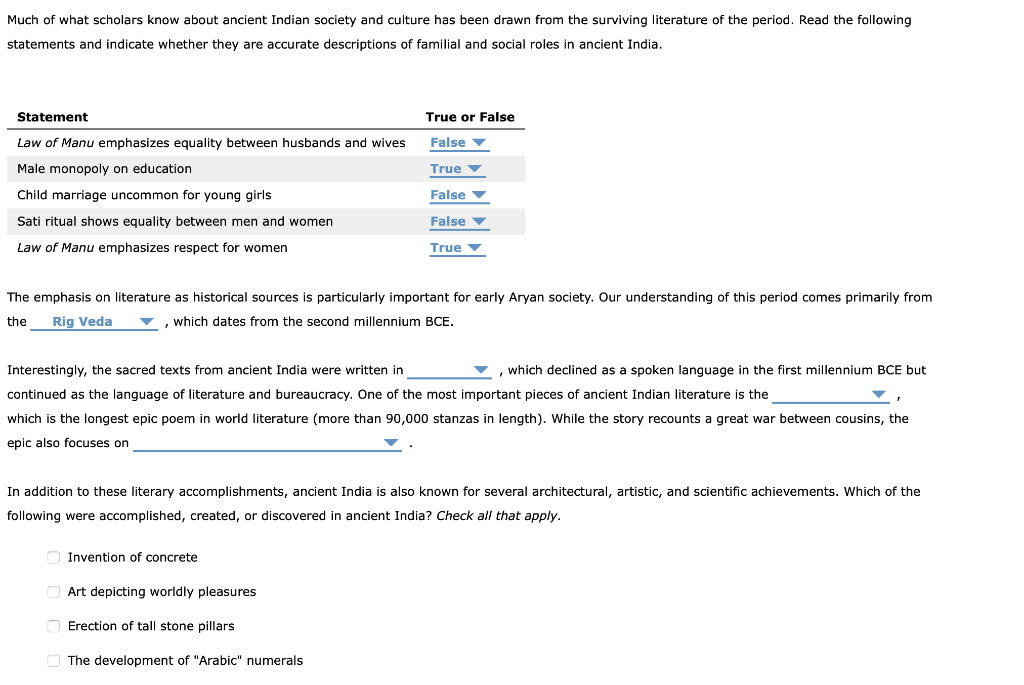 Solved First blank- options: latin, sanskrit, pakrit Second | Chegg.com