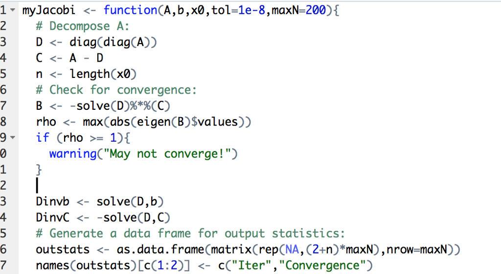 Solved Write an R function to solve the following systems of | Chegg.com