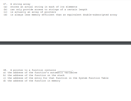 Solved 37. A function that modifies an array by using | Chegg.com