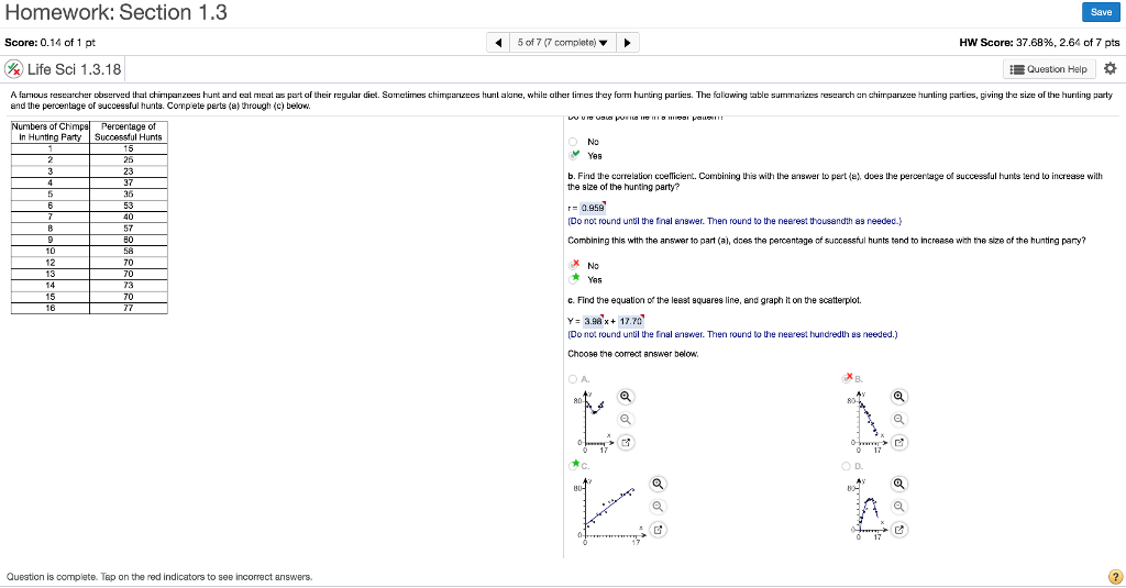 Solved Homework Section 1 3 Save Score 0 14 Of 1 Pt 45of