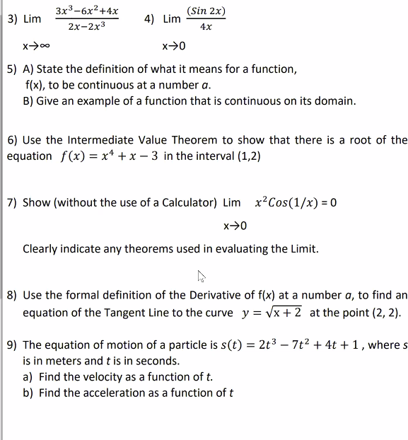Solved Use analytical methods (not your calculator) to | Chegg.com