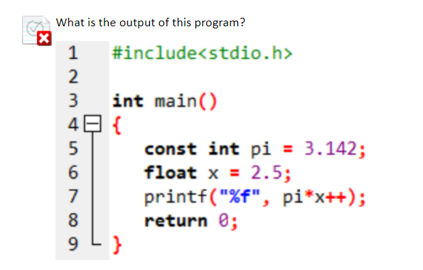 Solved What is the output of this program? 1 #include 2 3 | Chegg.com