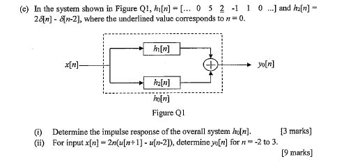 Solved (c) In the system shown in Figure Q1, | Chegg.com
