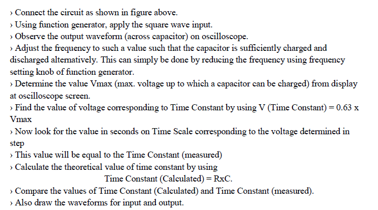 Solved SCOPE VS FUNCTION GENERATOR > Connect the circuit | Chegg.com