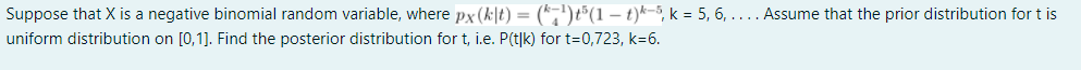 Solved Suppose that X is a negative binomial random | Chegg.com