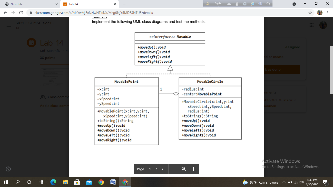 New Tab х : Lab-14 х English e ? { c | Chegg.com