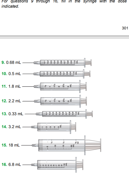 For alustinns 1 throush 8 read the dnce of medication | Chegg.com