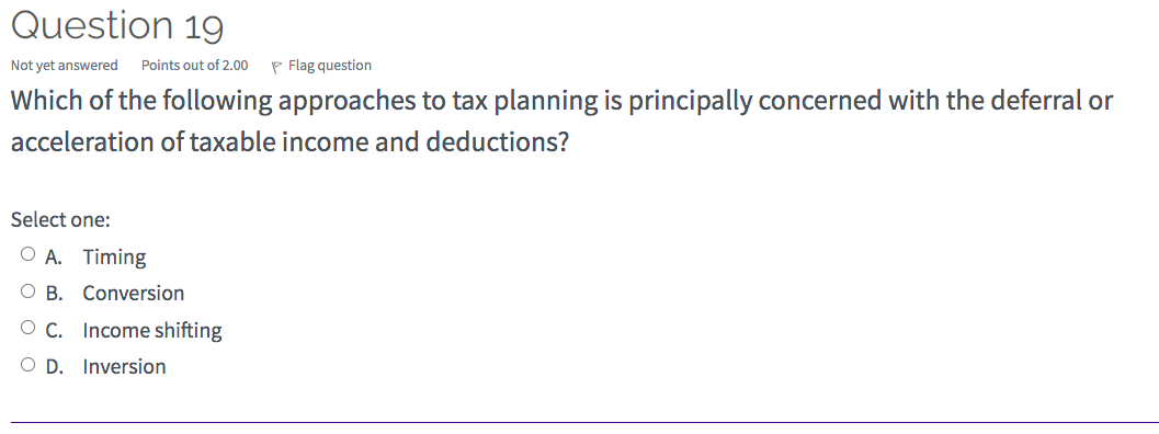 Solved Question 19 Not yet answered Points out of 2.00 P | Chegg.com