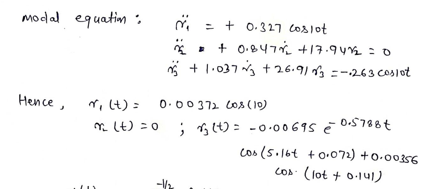 modal equation: | Chegg.com