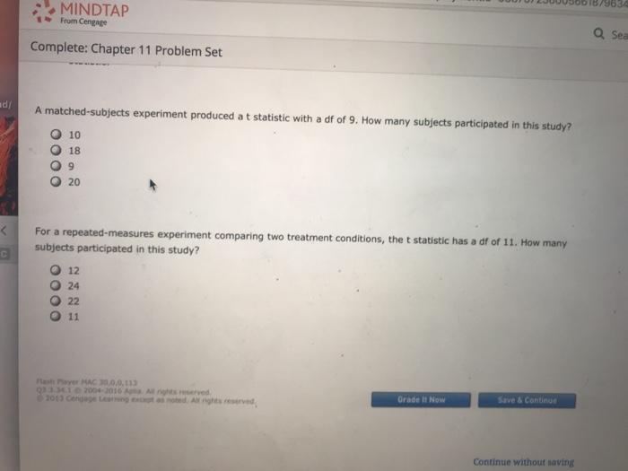 Solved omplete: Chapter 11 Problem Set 3. Repeated-measures | Chegg.com