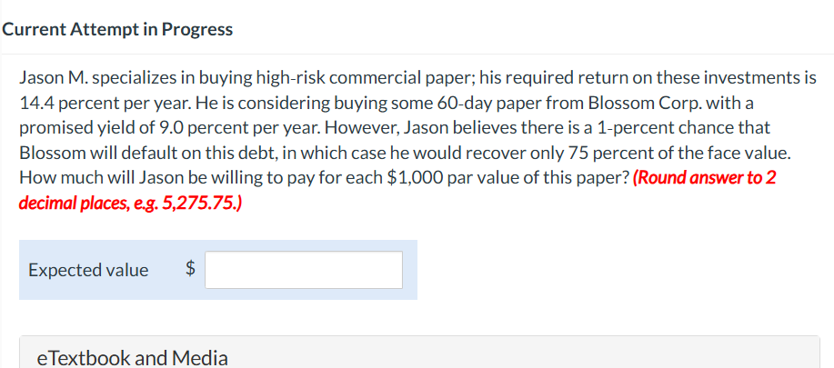 Current Attempt in Progress Jason M. ﻿specializes in | Chegg.com