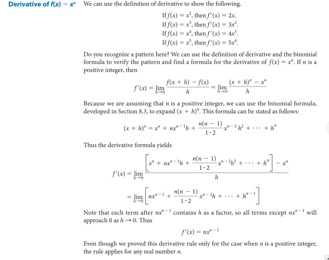 Solved Derivative of f(x) = x We can use the definition of | Chegg.com