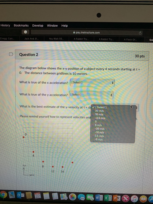 Solved Bookmarks Develop Window Help psu.instructure.com | Chegg.com