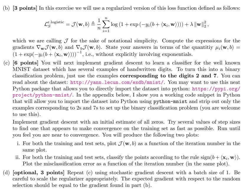 Solved Getting Hands on with Gradient Descent. Let us | Chegg.com