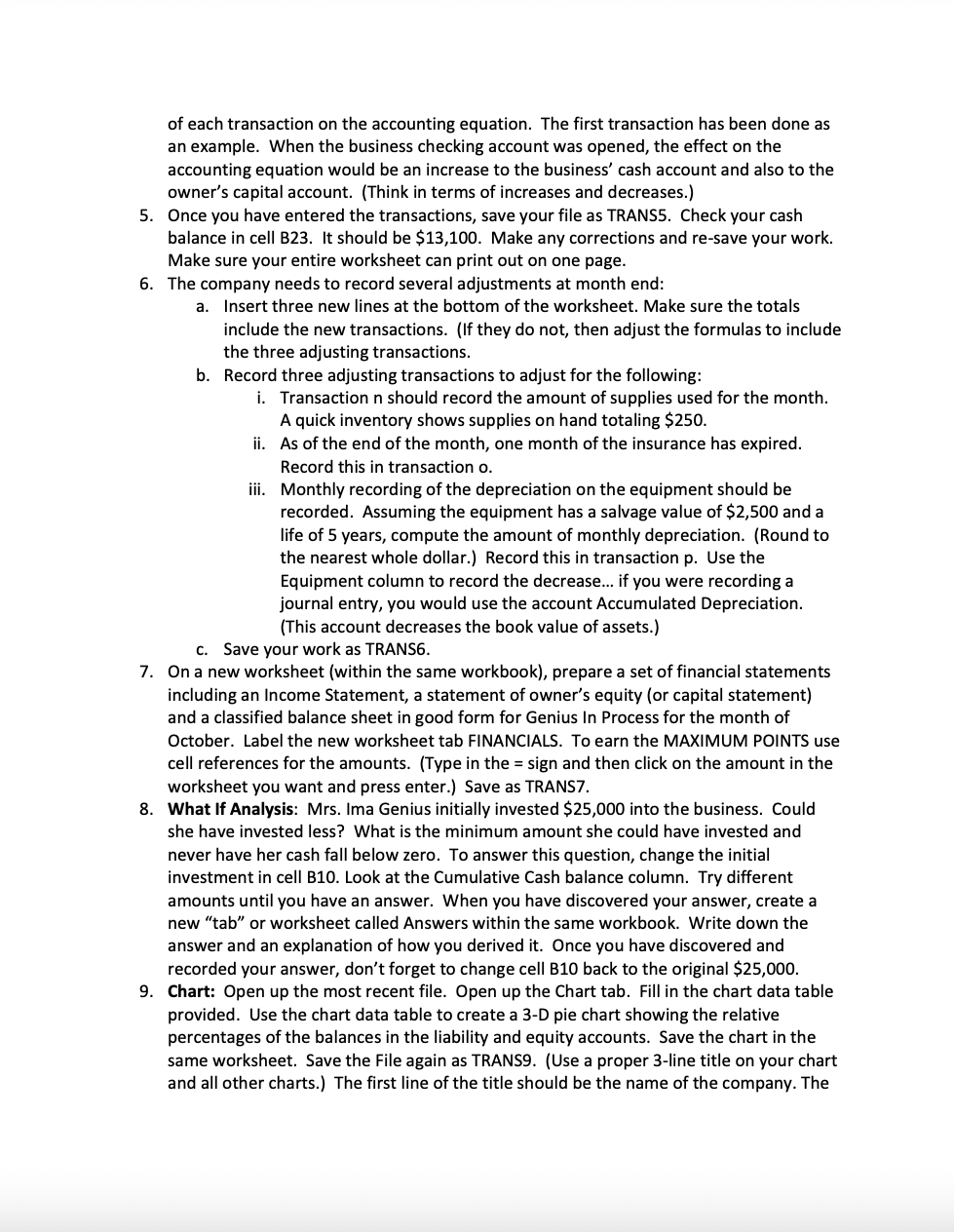 Solved Problem 1 - Recording Basic Business Transactions - | Chegg.com