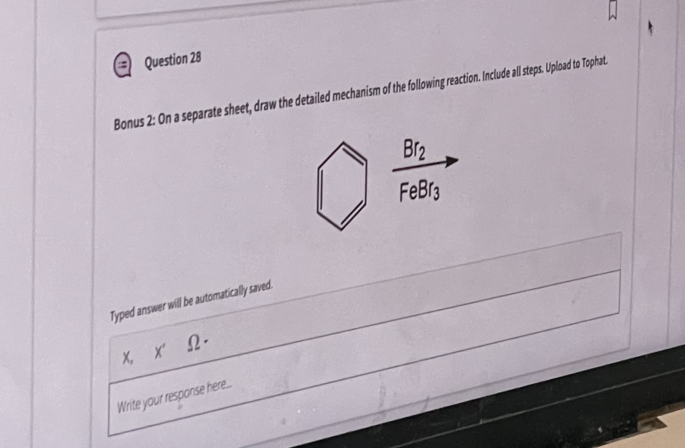 Solved Question 28 Bonus 2: On a separate sheet, draw the | Chegg.com