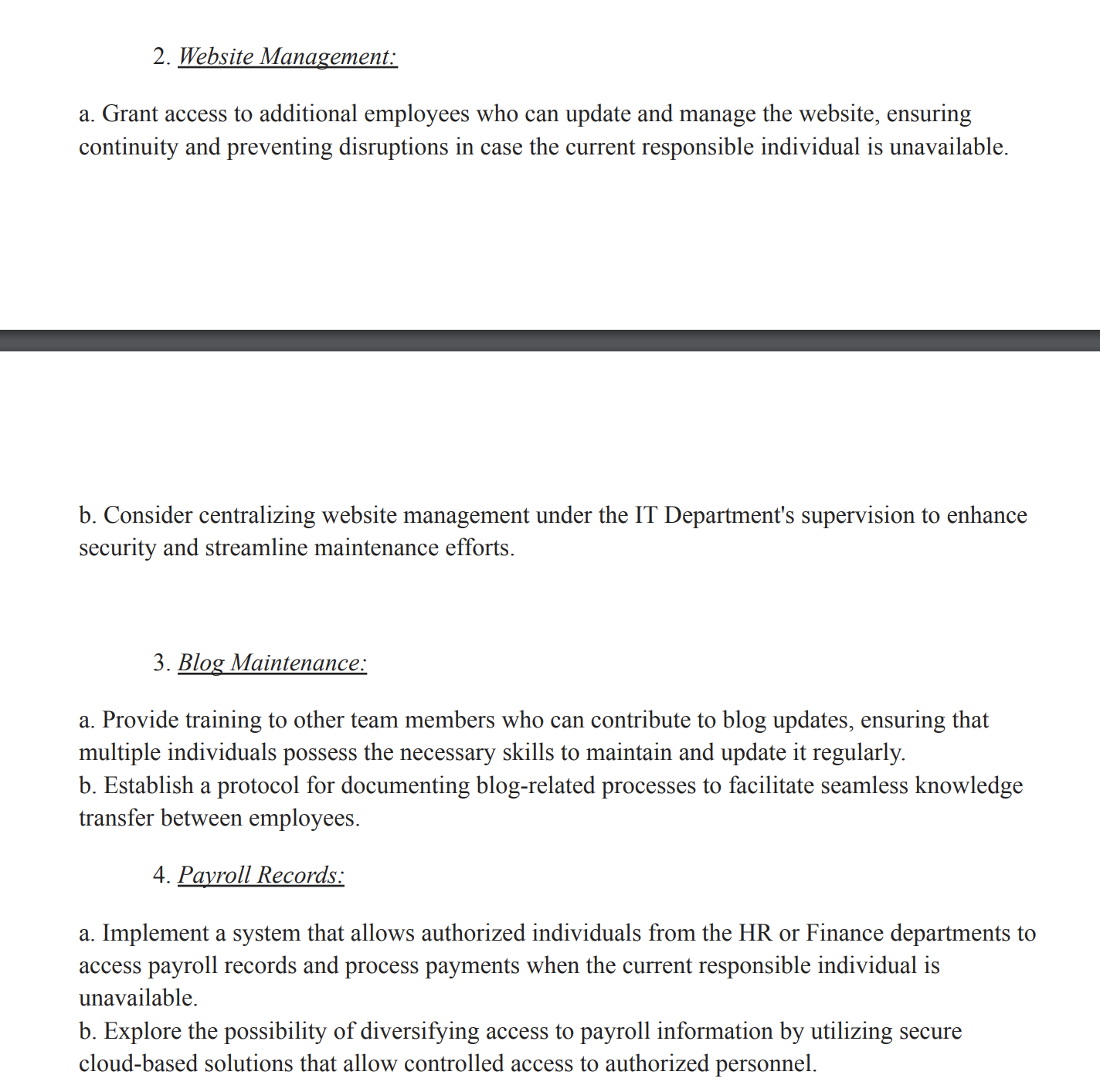 Solved Can you answer the final presentation with using the | Chegg.com