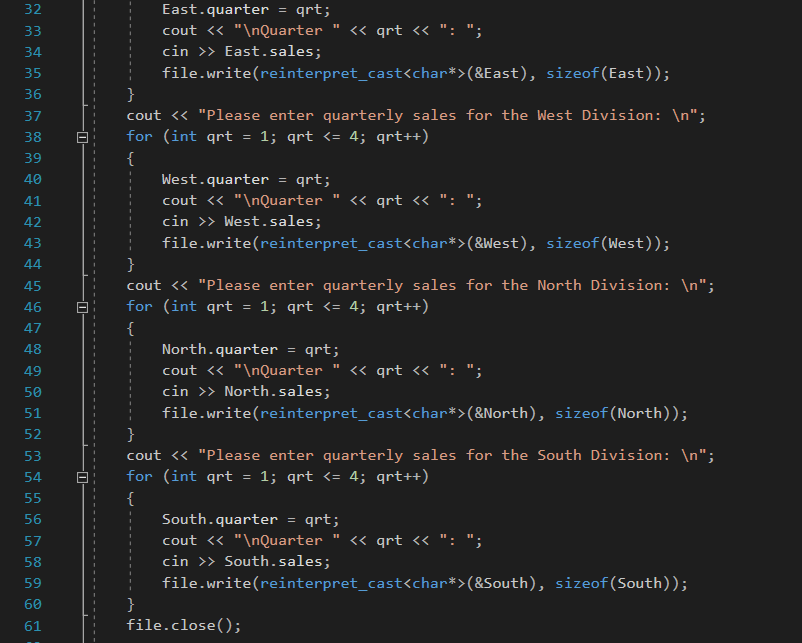 Solved Hello, please refactor this code to read the | Chegg.com