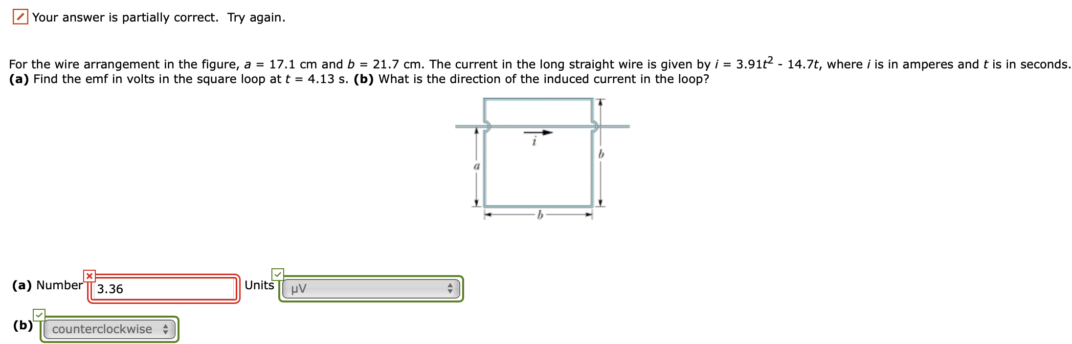 Solved Your Answer Is Partially Correct Try Again For The