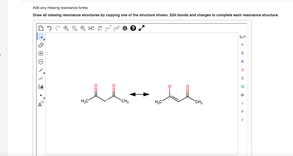 Solved Draw all missing resonance structures by copying one | Chegg.com