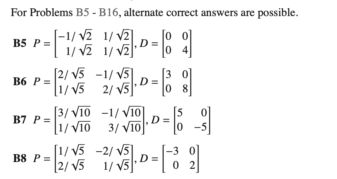 Solved Need help with Questions B5 and B7, please solve on | Chegg.com