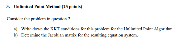 Solved 2. Interior Point Method ( 30 points) Consider the | Chegg.com