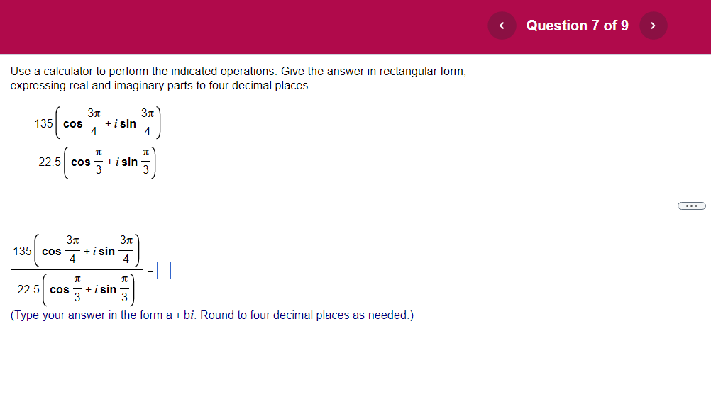 Solved Use a calculator to perform the indicated operations. | Chegg.com
