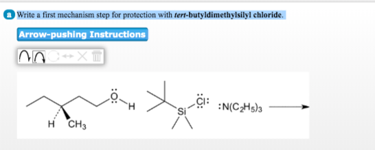Solved Write a first mechanism step for protection with | Chegg.com