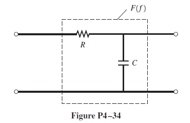 Solved 4–34 Assume that the loop filter of a PLL is a | Chegg.com