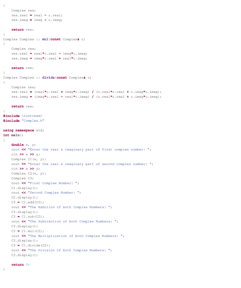 Solved Program 3 Instructions - Source code implementations | Chegg.com