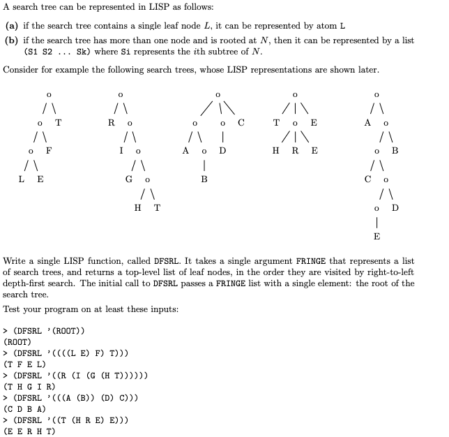 Instructions [coding Must Be Done In Lisp Only] Do