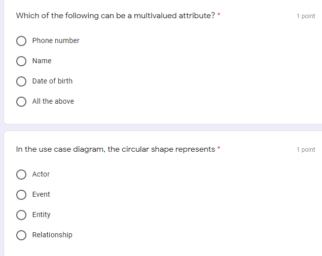 Solved Which of the following can be a multivalued | Chegg.com