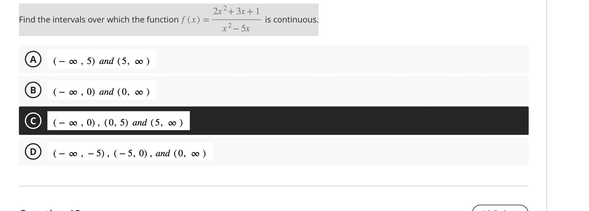 Solved Find the intervals over which the function ﻿f left | Chegg.com