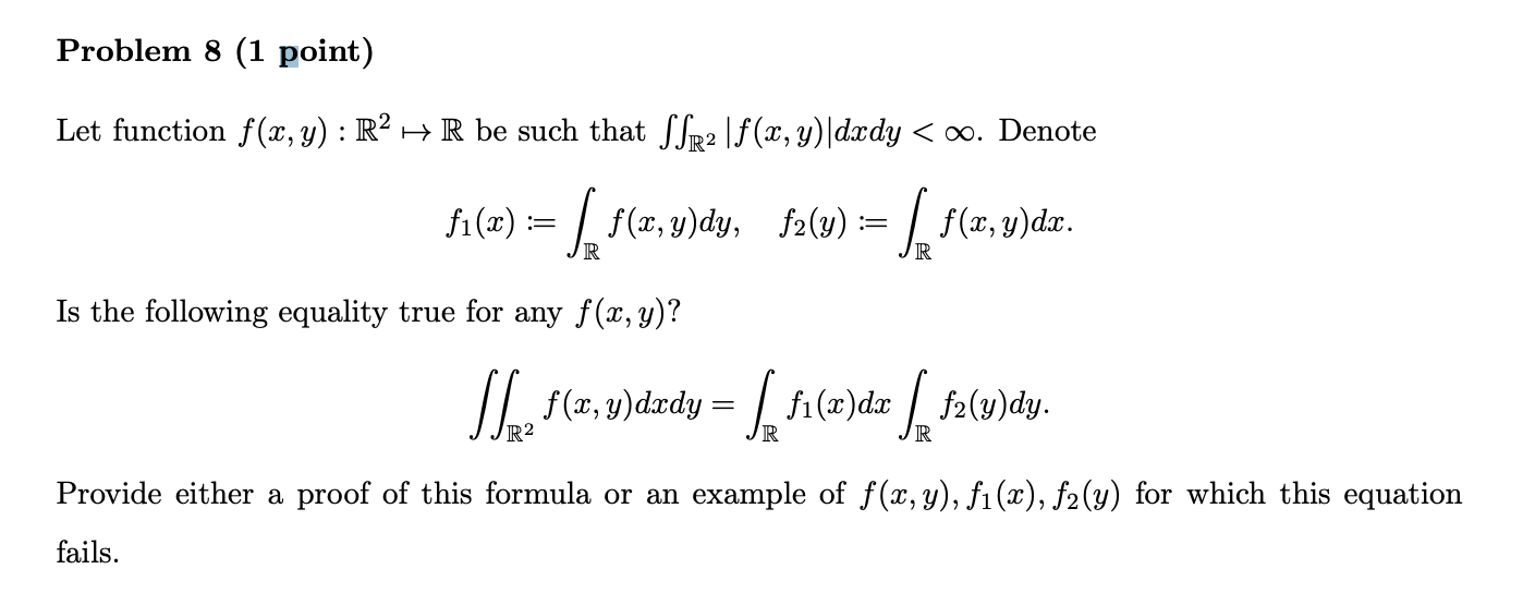 Solved Let function f(x,y):R2↦R be such that | Chegg.com