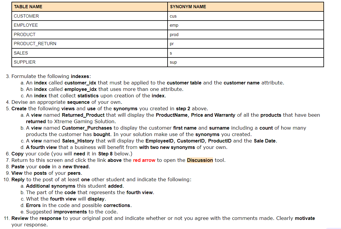 Solved 3. Formulate the following indexes: a. An index | Chegg.com