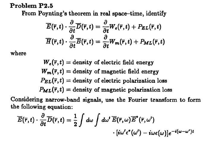 (a) Show that for an isotropic dispersive media with | Chegg.com