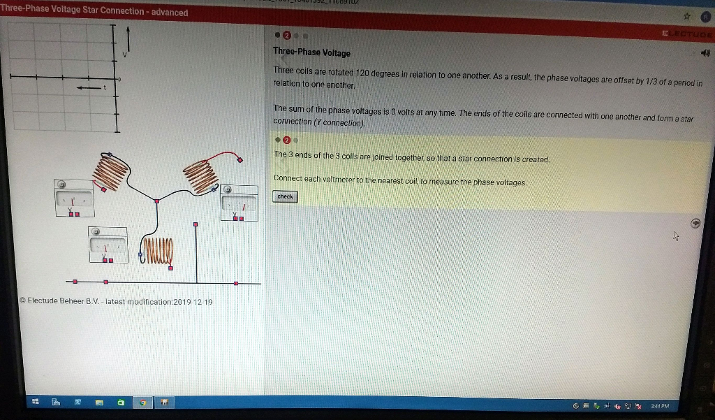 Solved U 1041392 UOSTU2 Three-Phase Voltage Star Connection | Chegg.com