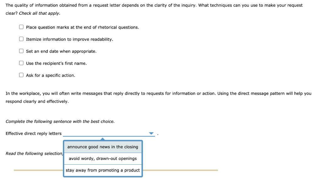 Solved 2. Request, Response, and Instruction Messages | Chegg.com