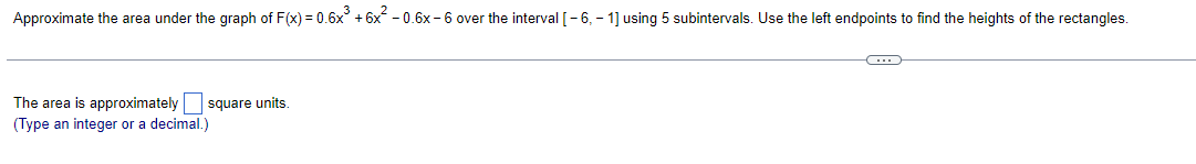 Solved Approximate the area under the graph of | Chegg.com