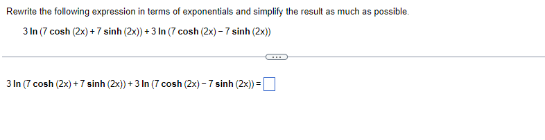 Solved Rewrite the following expression in terms of | Chegg.com