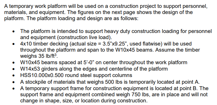 Solved Determine the percent reduction in construction loads | Chegg.com