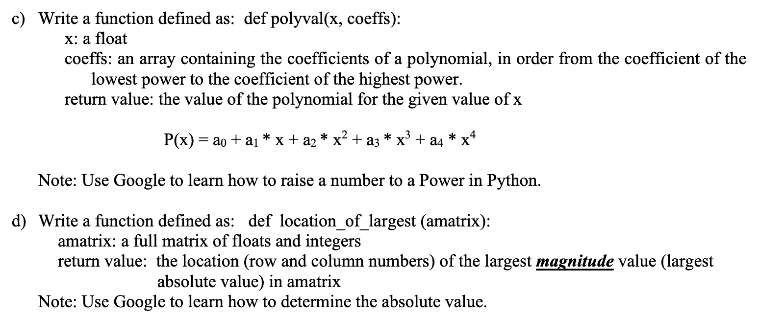 Solved In Python Without Using Numpy And Use Of Comments To 2426