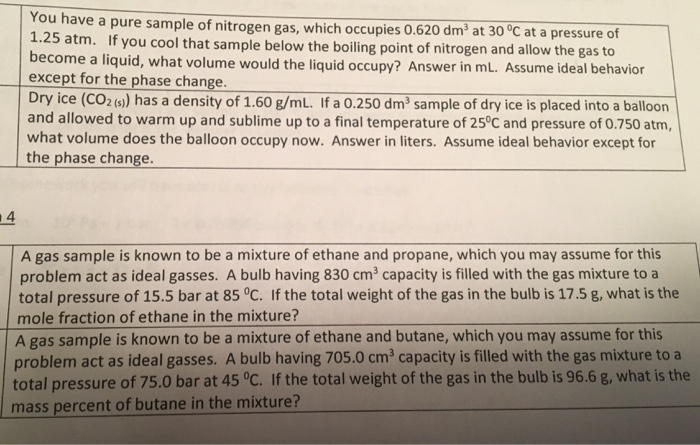 You have a pure sample of nitrogen gas, which | Chegg.com