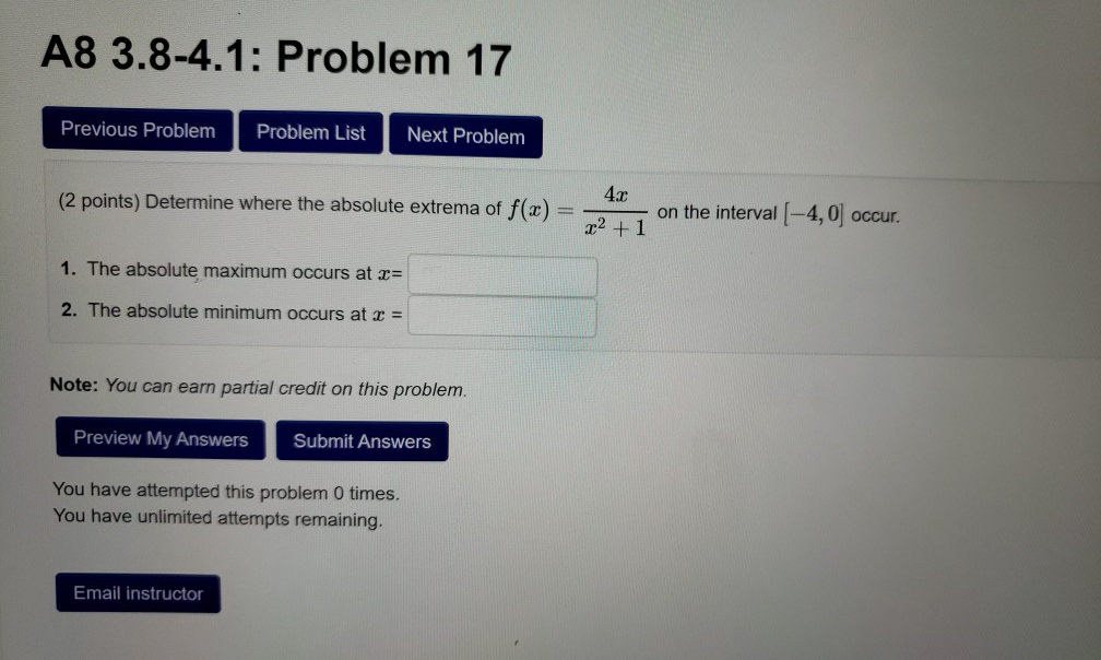 Solved A8 3.8-4.1: Problem 17 Previous Problem Problem List | Chegg.com