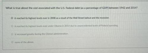 Solved What is true about the cost associated with the US | Chegg.com