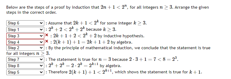 Solved Below are the steps of a proof by induction that | Chegg.com