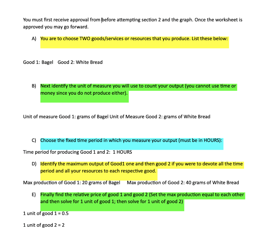 Solved Graph. Draw a production possibilities curve (PPC) to | Chegg.com